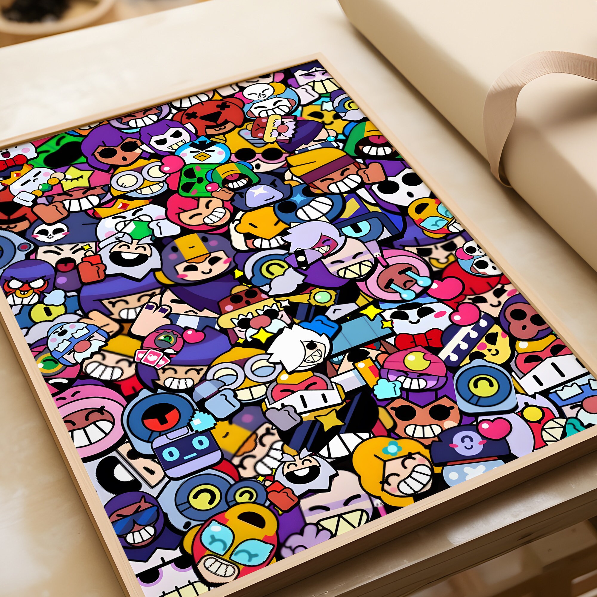 Brawl Stars Digital Poster Brawl Stars Clipart Brawl Stars Instant ...