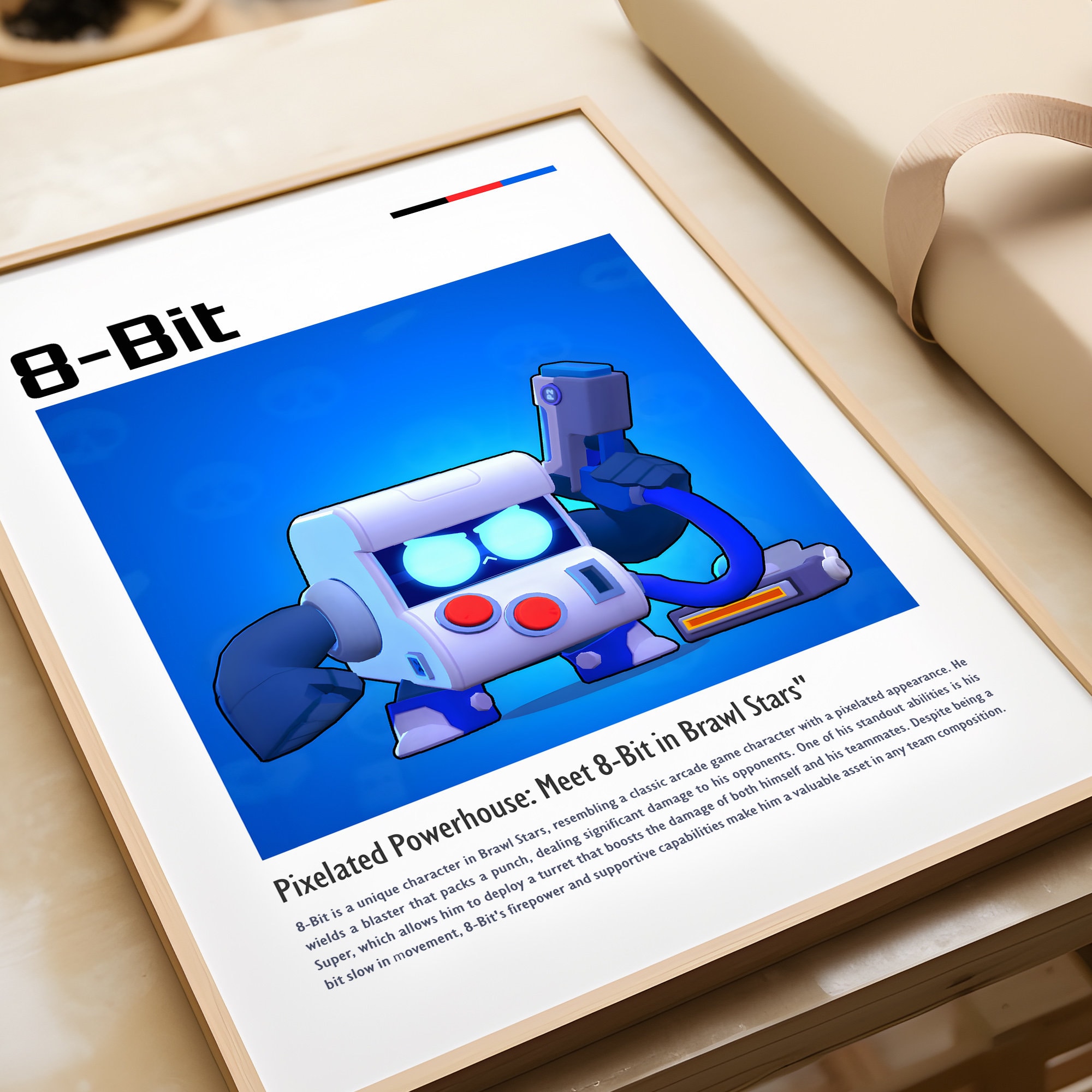 8-bit Brawl Stars 8-bit Digital Poster Brawl Stars Clipart Brawl Stars ...