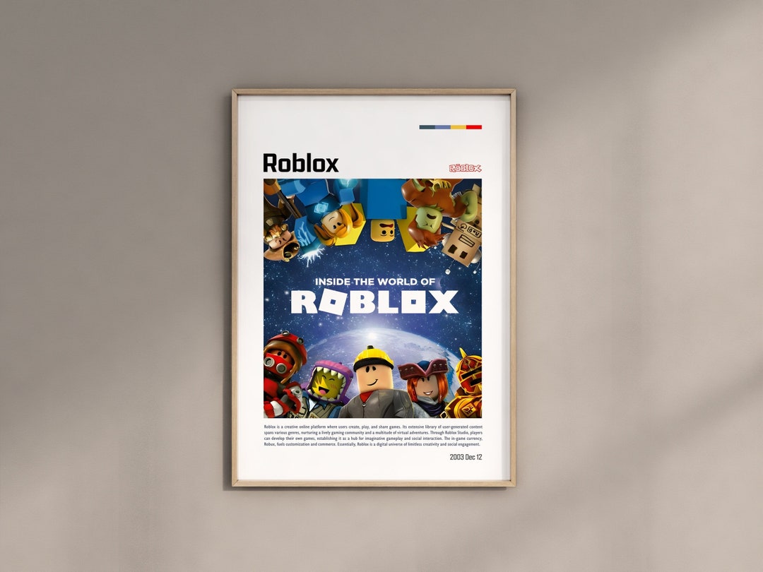 Roblox Gaming Room Poster: Kids Nursery Decor (digital Download) - Etsy