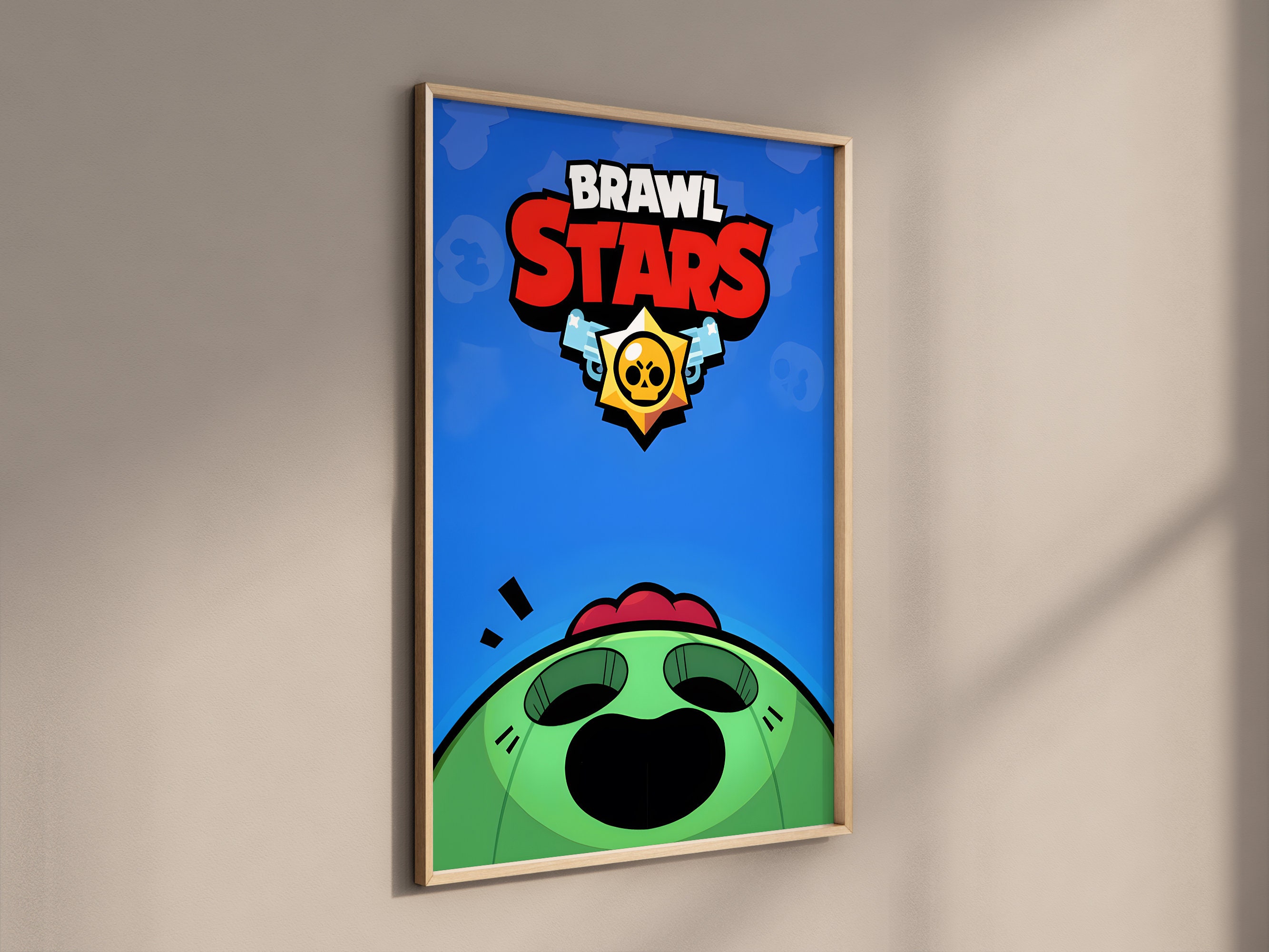Brawl Stars Digital Poster Brawl Stars Clipart Brawl Stars Instant ...