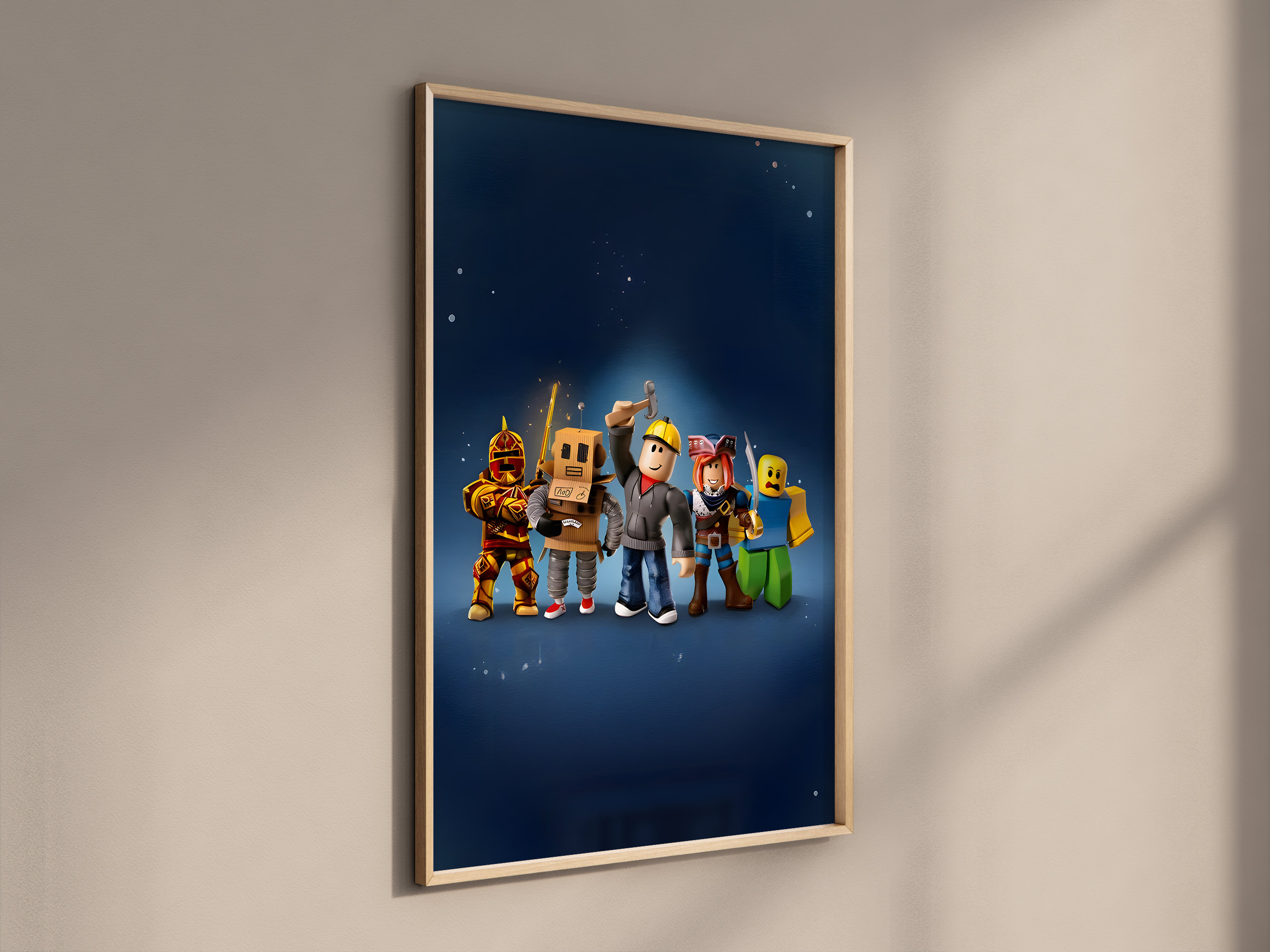 Roblox Poster Gaming Room Poster Print Game Video Games Digital Poster ...