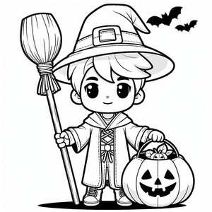 Happy Halloween Coloring Pages for Kids 12 Fun & Creative Designs ...