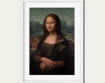 Mona Lisa by Leonardo Da Vinci Iconic Renaissance Art High Resolution ...