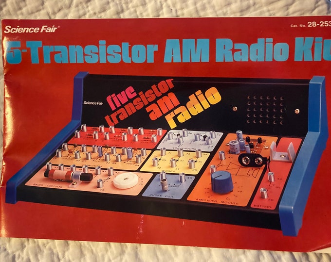 TRANSISTOR RADIO KIT Building Toy Electronic Learning Kid Skill ...