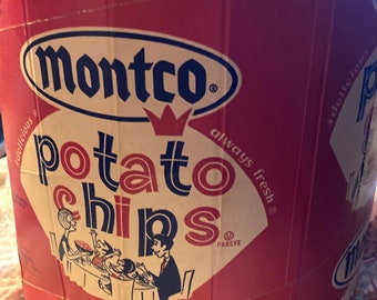 Potato Chip Can | Etsy