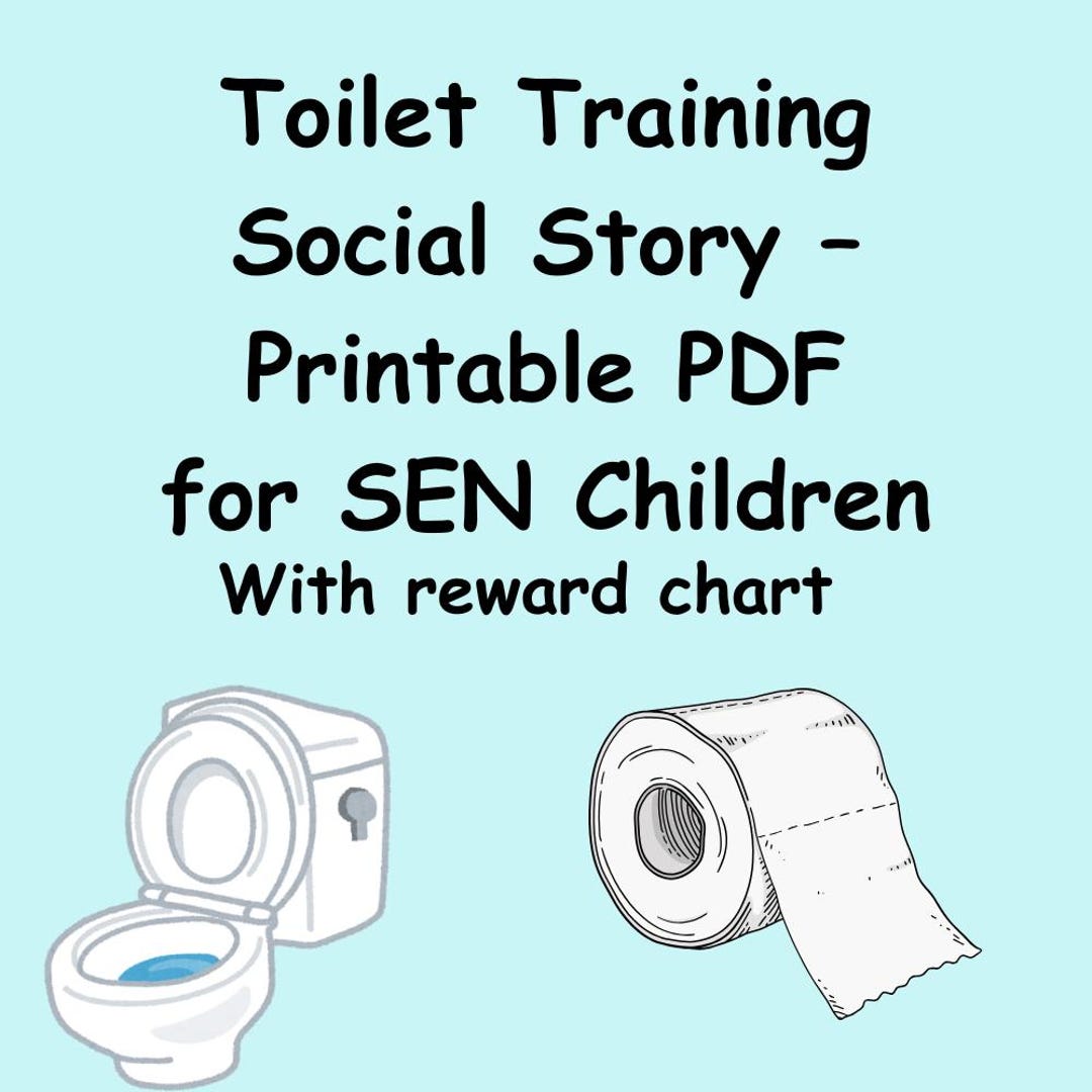 Toilet Training Social Story Printable | Autism & SEN Visual Routine ...