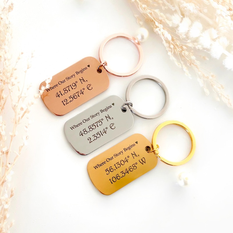 Personalized Keychain - Etsy