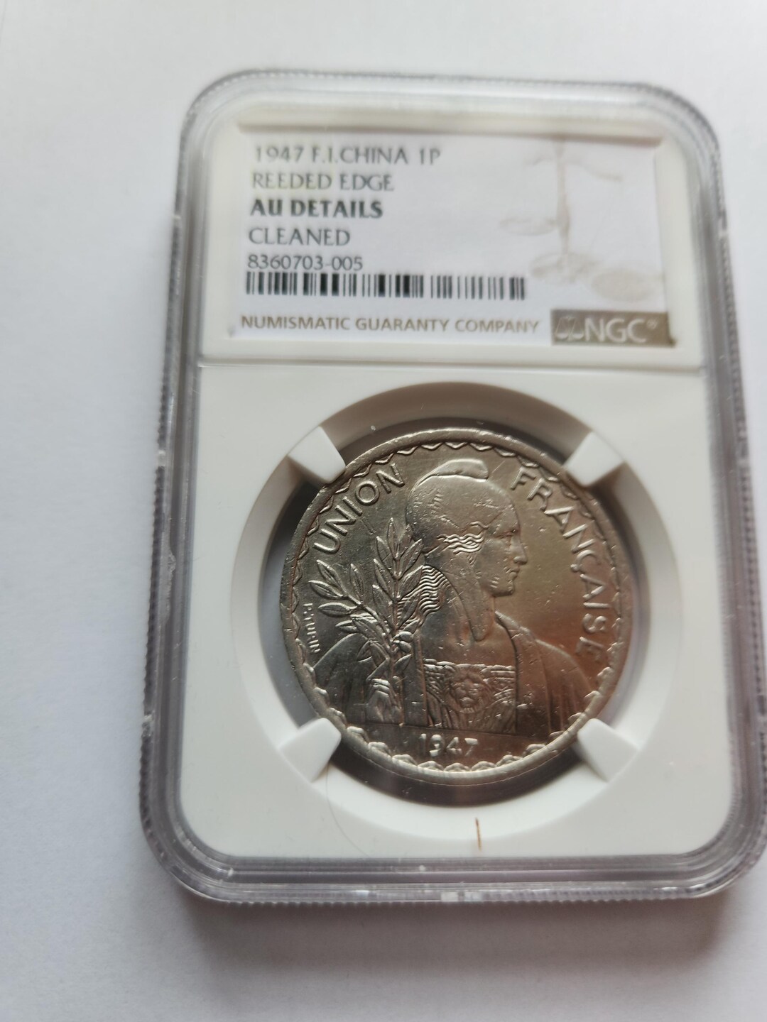 Vintage Rare Find 1 Piaster 1947 F French - Indochina NGC Certified - Etsy