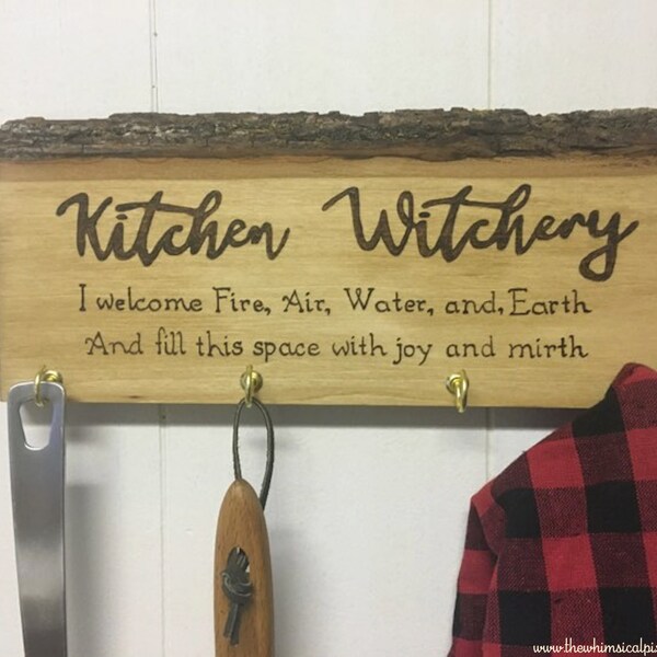 Kitchen Witch Sign - Etsy
