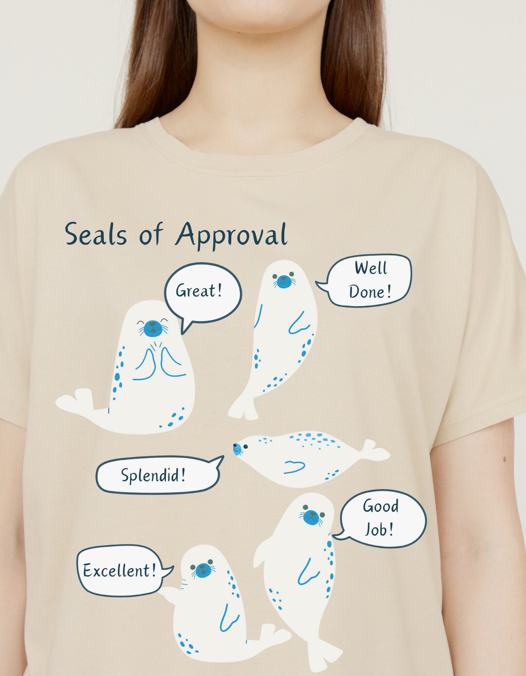 Seals of Approval T-shirt Design Wall Art Women's Clothing PNG and SVG ...