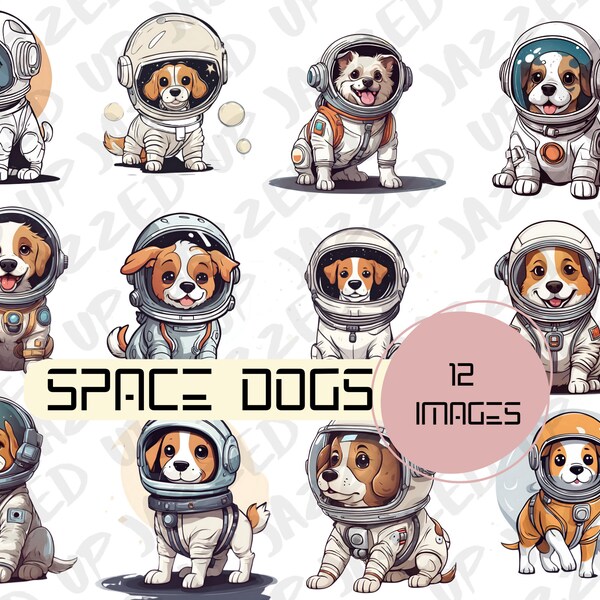 Dogs in Space - Etsy