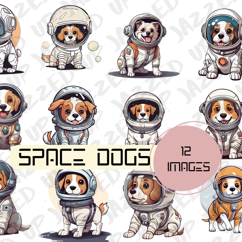 Dogs in Space - Etsy
