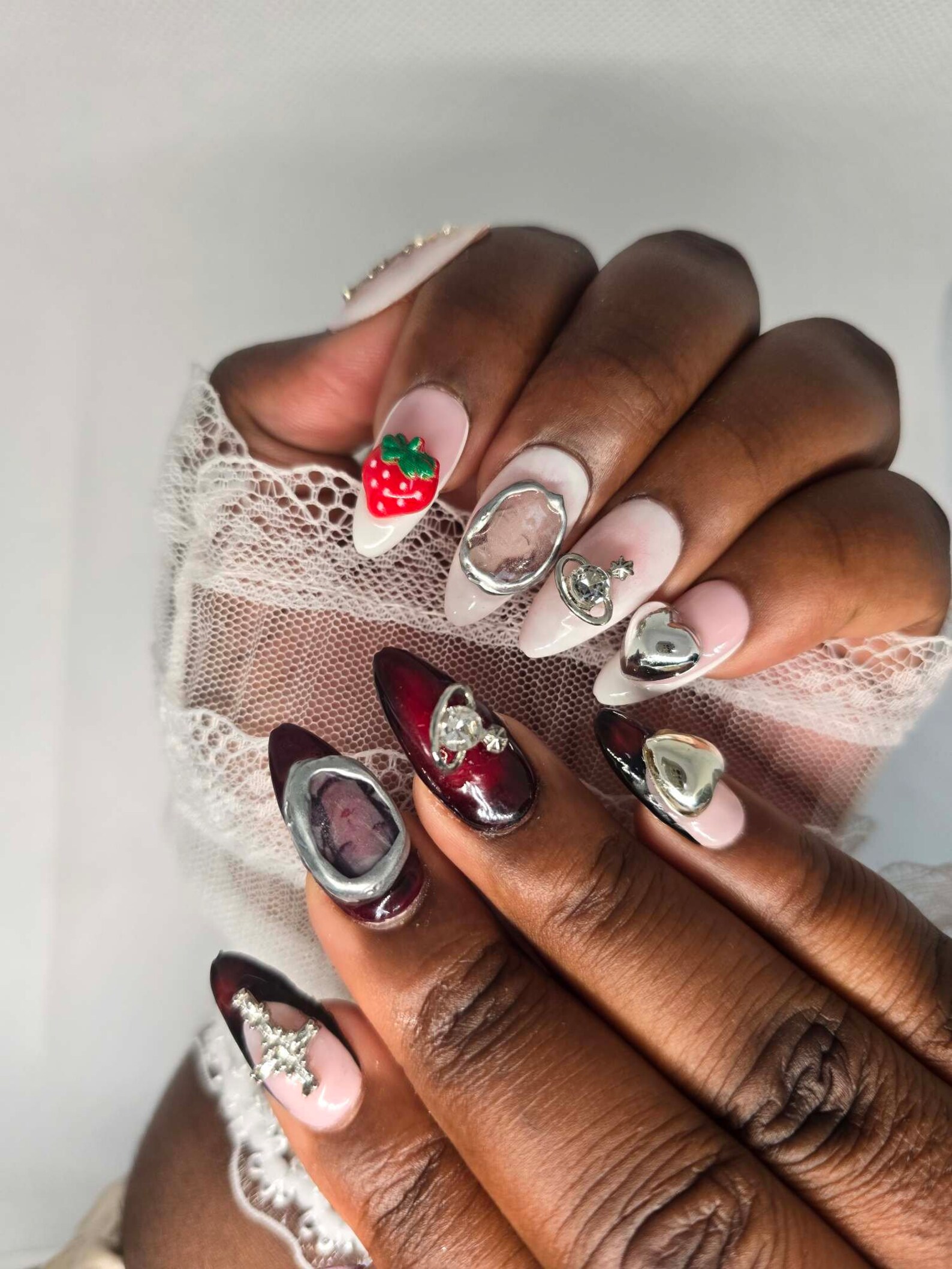 Nana Anime | Press on Nails | Anime Nail Art | Weeb | Anime Lover ...