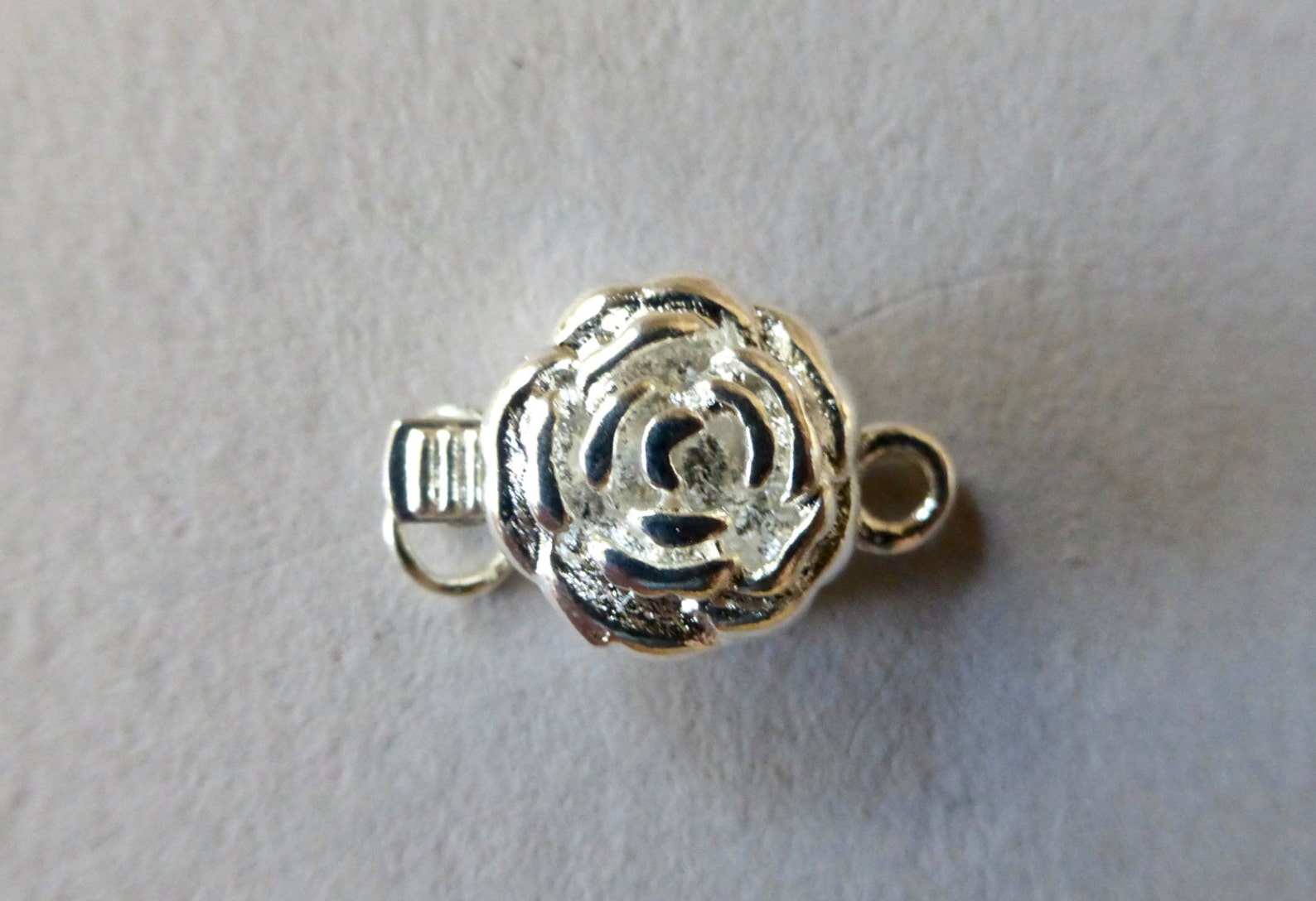 1 Strand Flower Box Clasp in Antique Brass or Silver 14mm (2) - Etsy