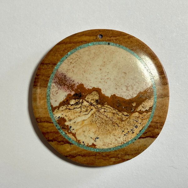 Intarsia Pendant - Etsy