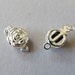 1 Strand Flower Box Clasp in Antique Brass or Silver 14mm (2) - Etsy