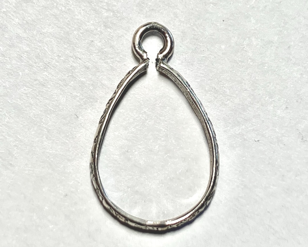 Sterling Silver Fancy Wrap-tite Oval Bezel Pendant 14x10mm (1) - Etsy