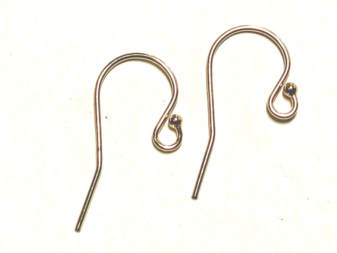 14k Gold Filled Ear Wire Pierced Earring With Open Loop & Ball (1 Pair ...