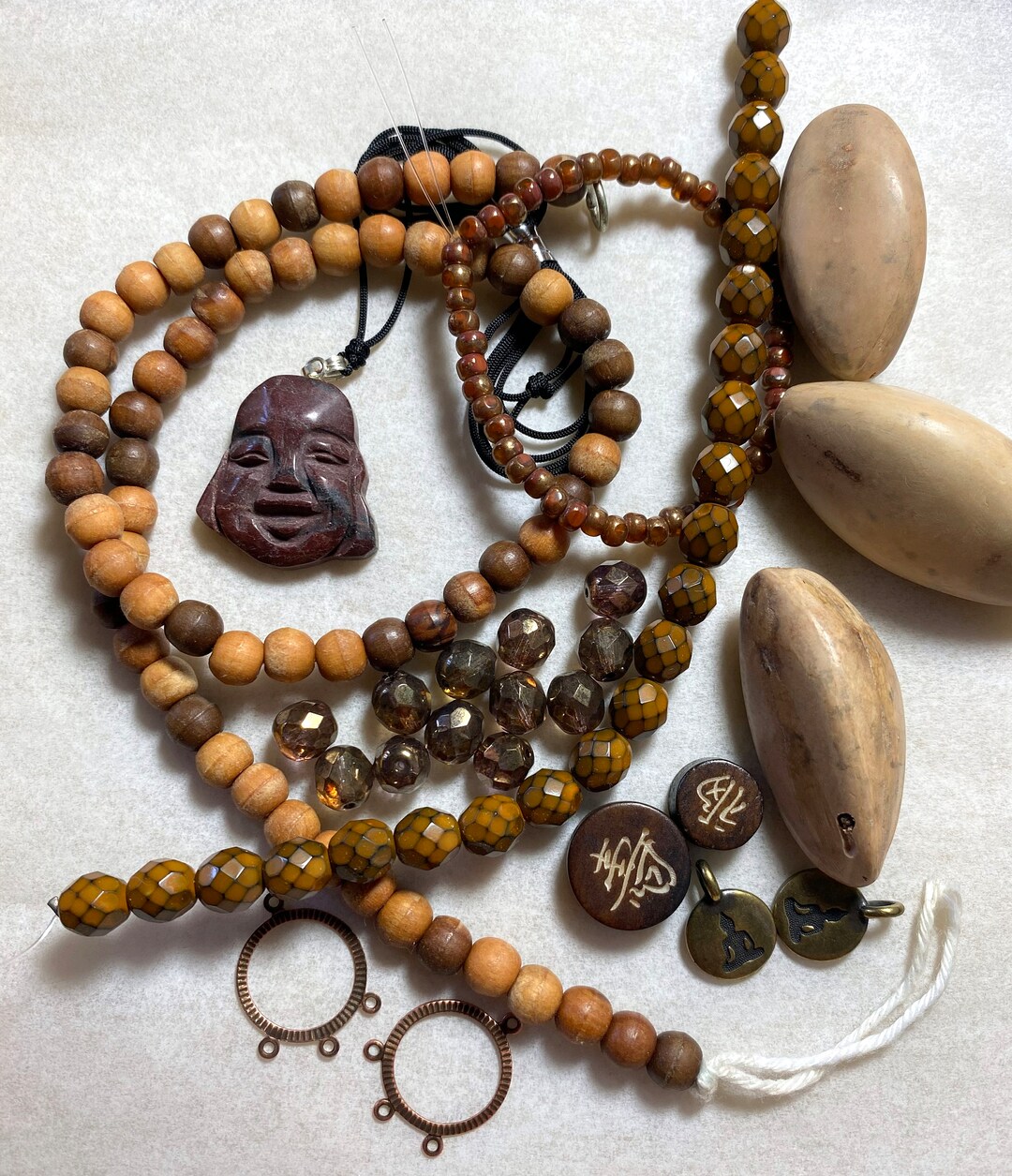 Mix of Assorted Vintage and New Beads OOAK - Etsy