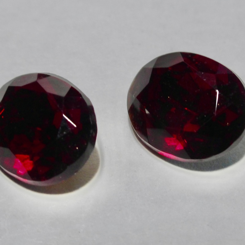 Oval Large Red Rhinestone - Etsy