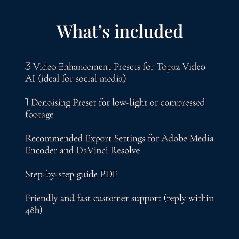 Topaz Video AI Presets for Video Enhancement | 4K Upscale, Noise Reduction & Social Media Boost ...