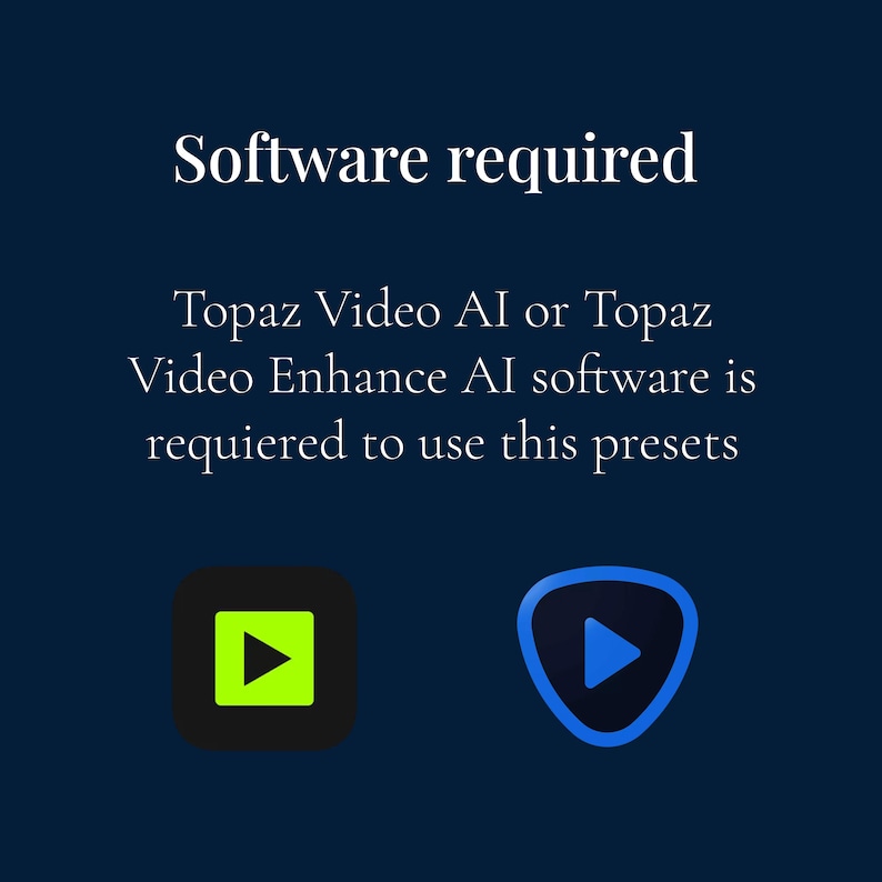 Topaz Video AI Presets for Video Enhancement | 4K Upscale, Noise ...