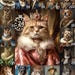 Prince Cat Royal Portrait From Photo, Royal Pet Portrait, Dog Lover ...