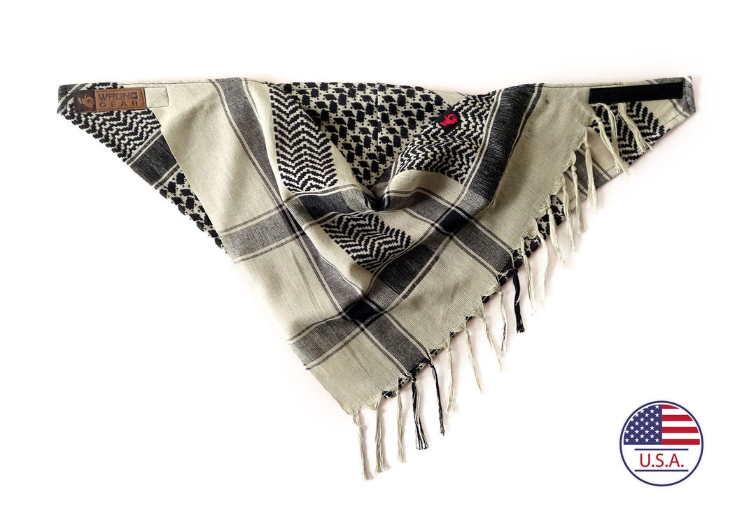 Shemagh Cotton Face Mask Protection -outdoor, Desert Festival, Hiking ...