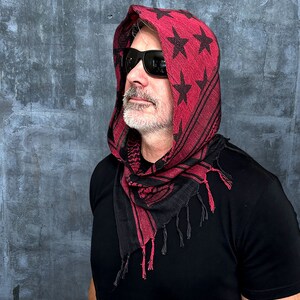 Shemagh Cotton Hood -outdoor, Desert, Festival - Made in USA - Etsy