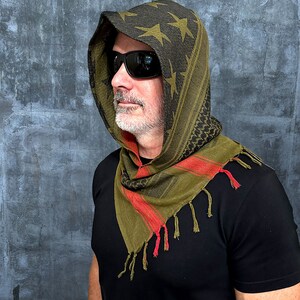 Shemagh Cotton Hood -outdoor, Desert, Festival - Made in USA - Etsy