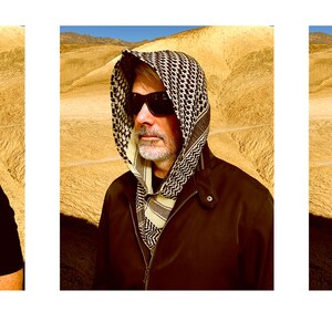 Shemagh Cotton Hood -outdoor, Desert, Festival - Made in USA - Etsy