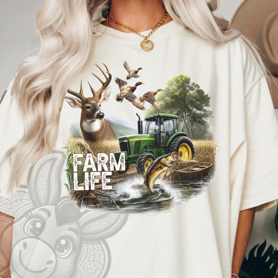 Farm Life Png, Farmyard Sublimation for Kids, Men and Women Image ...