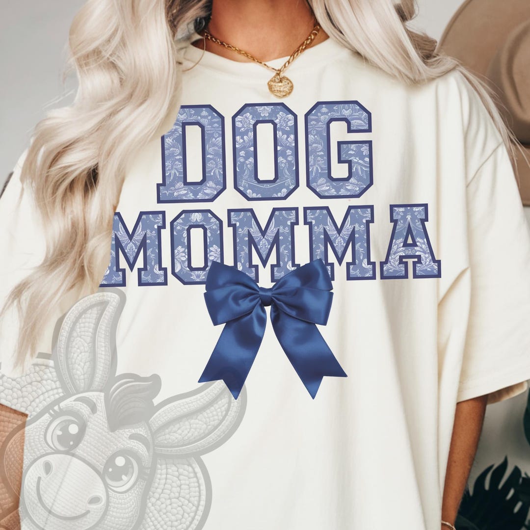 Dog Momma Chinoiserie Png, Cute Dog Sublimation for Kids, Men and Women ...