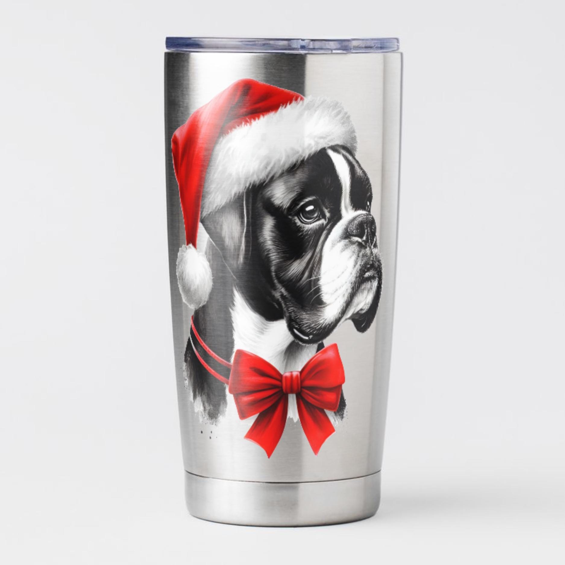 Boxer Christmas Bow Png, Dog Christmas Bow Png, Christmas Boxer Bow Png ...