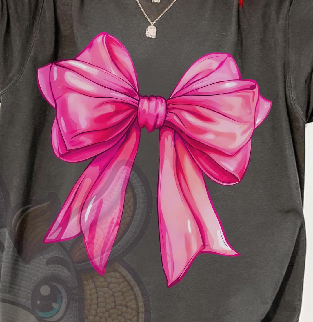 Coquette Magenta Bow Png, Magenta Bow Sublimation, Watercolour Ribbon ...