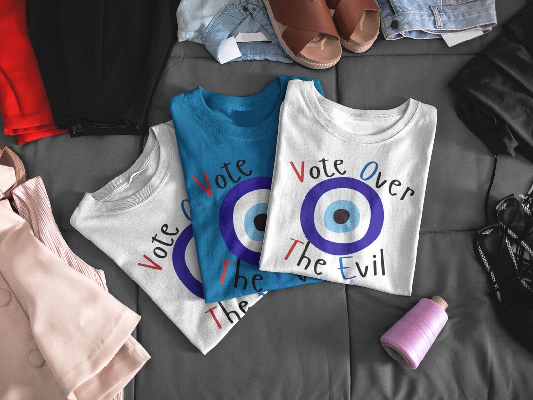 Vote Over the Evil With Evil Eye SVG, PNG & JPG Clip Art - Etsy