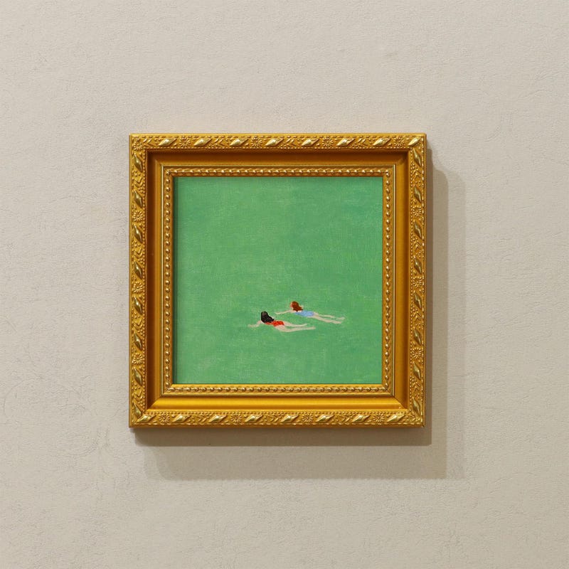 Water Art Oil Painting - Etsy UK