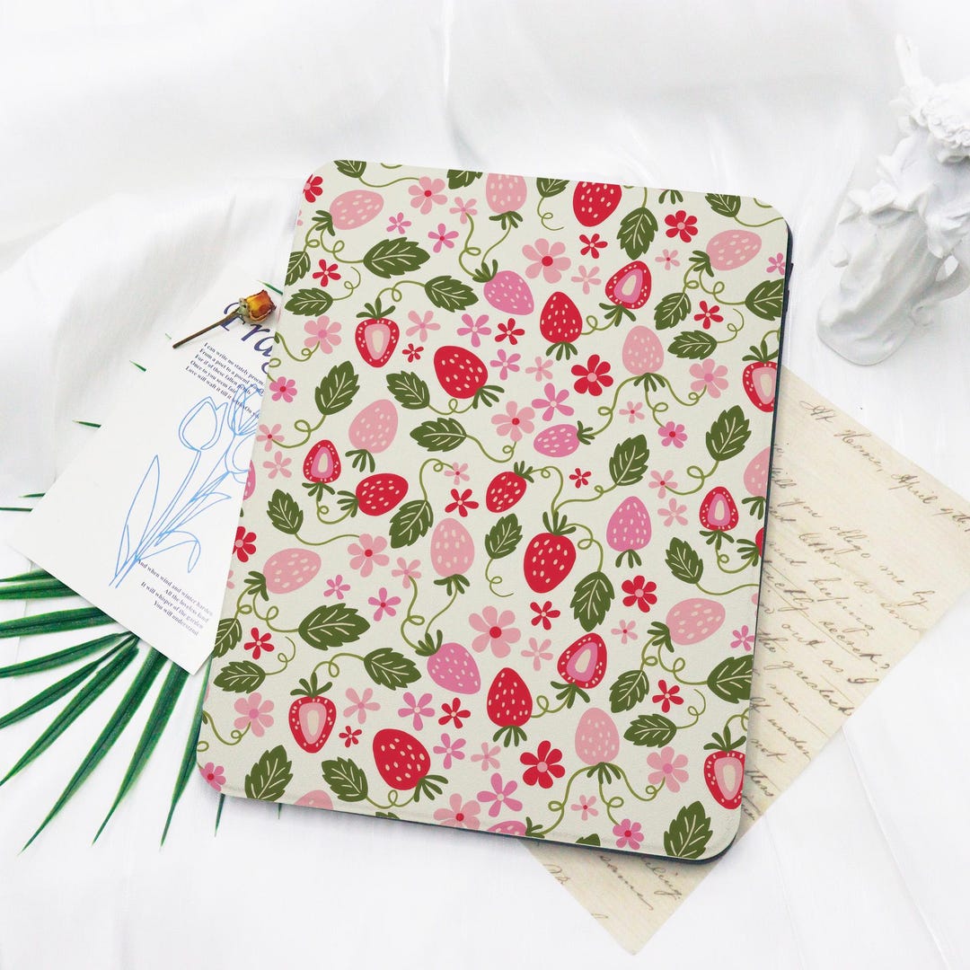 Strawberry Land 360 Swivel iPad Case Cover for iPad 9.7" 10.2" 10.9" 11 ...