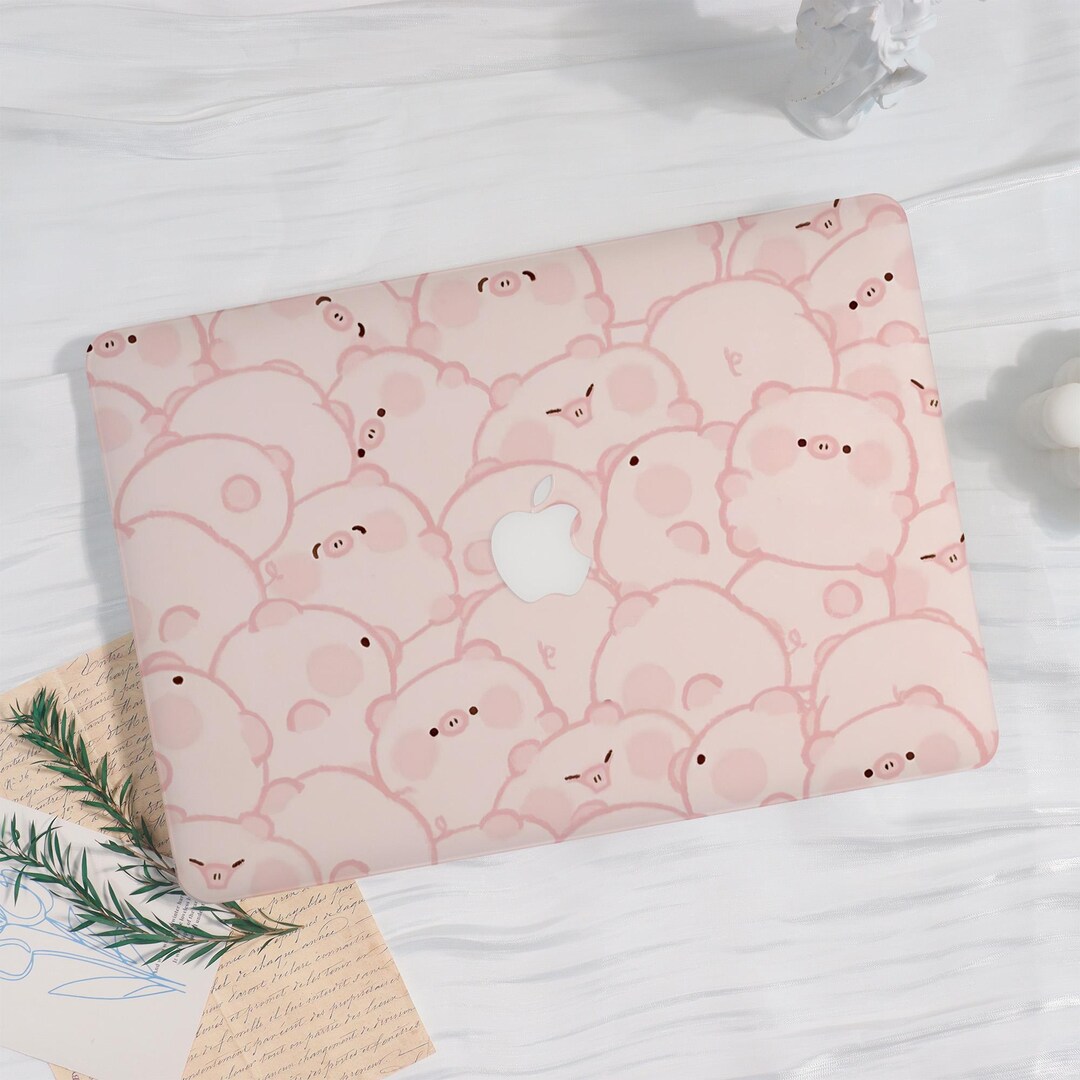 Pig Pink Hard Matte MacBook Case for MacBook Pro 16 15 14 13,air 13 14 ...