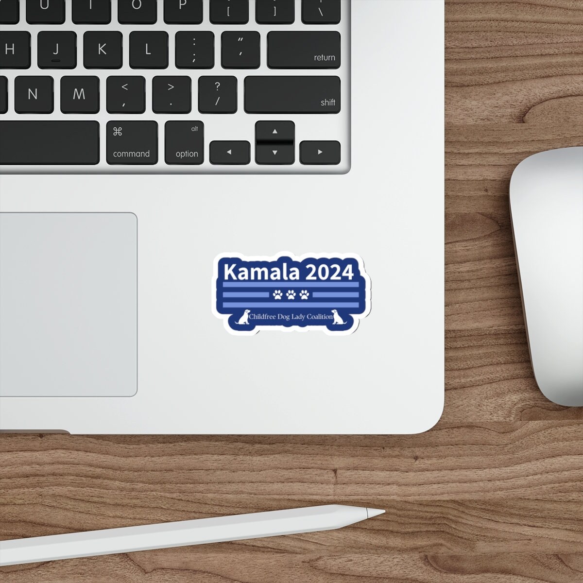 Kamala 2024 Dog Lady Vinyl Sticker, Political Sticker, Laptop Sticker ...