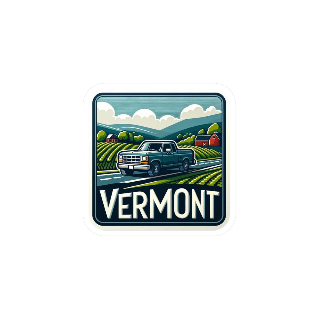 Vermont Kiss-cut Vinyl Decal - Etsy