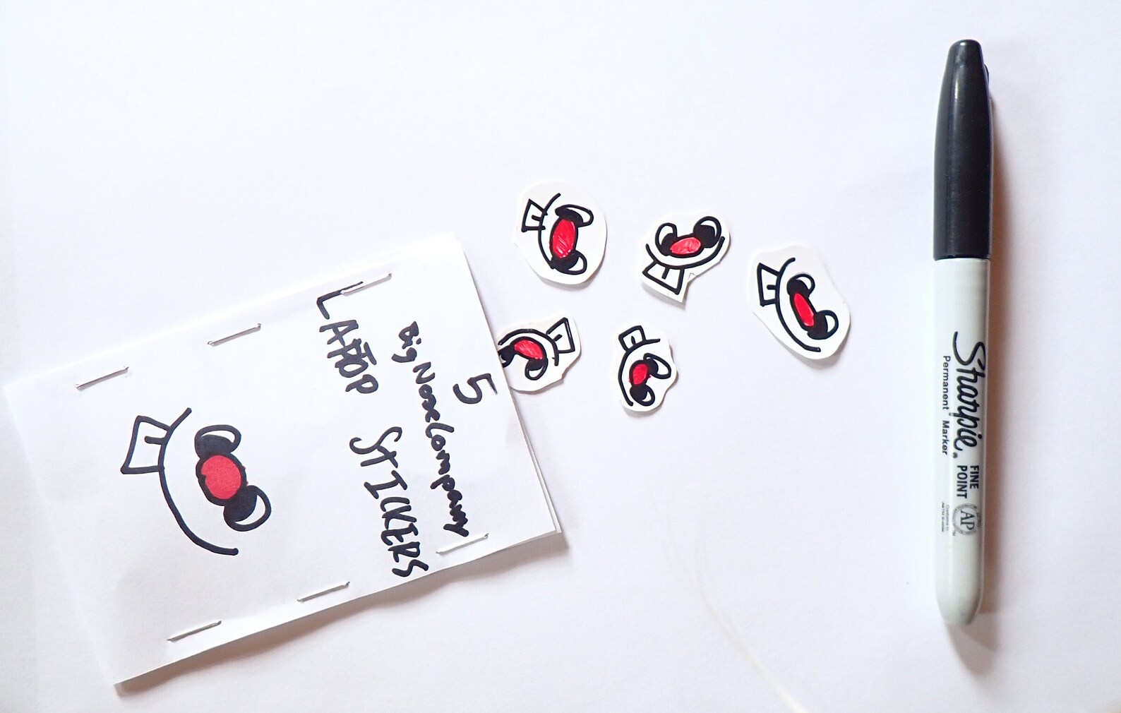 5 Big Nose Company Logo Stickers, Laptop Decor - Etsy