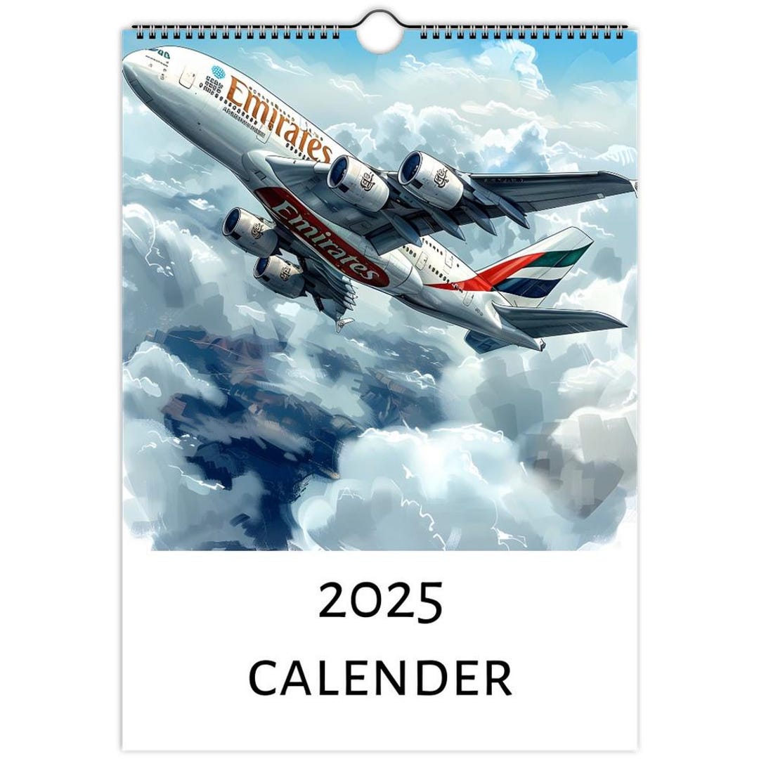 2025 Aircraft-inspired Wall Calendar – Aviation Gifts for Him or Her ...