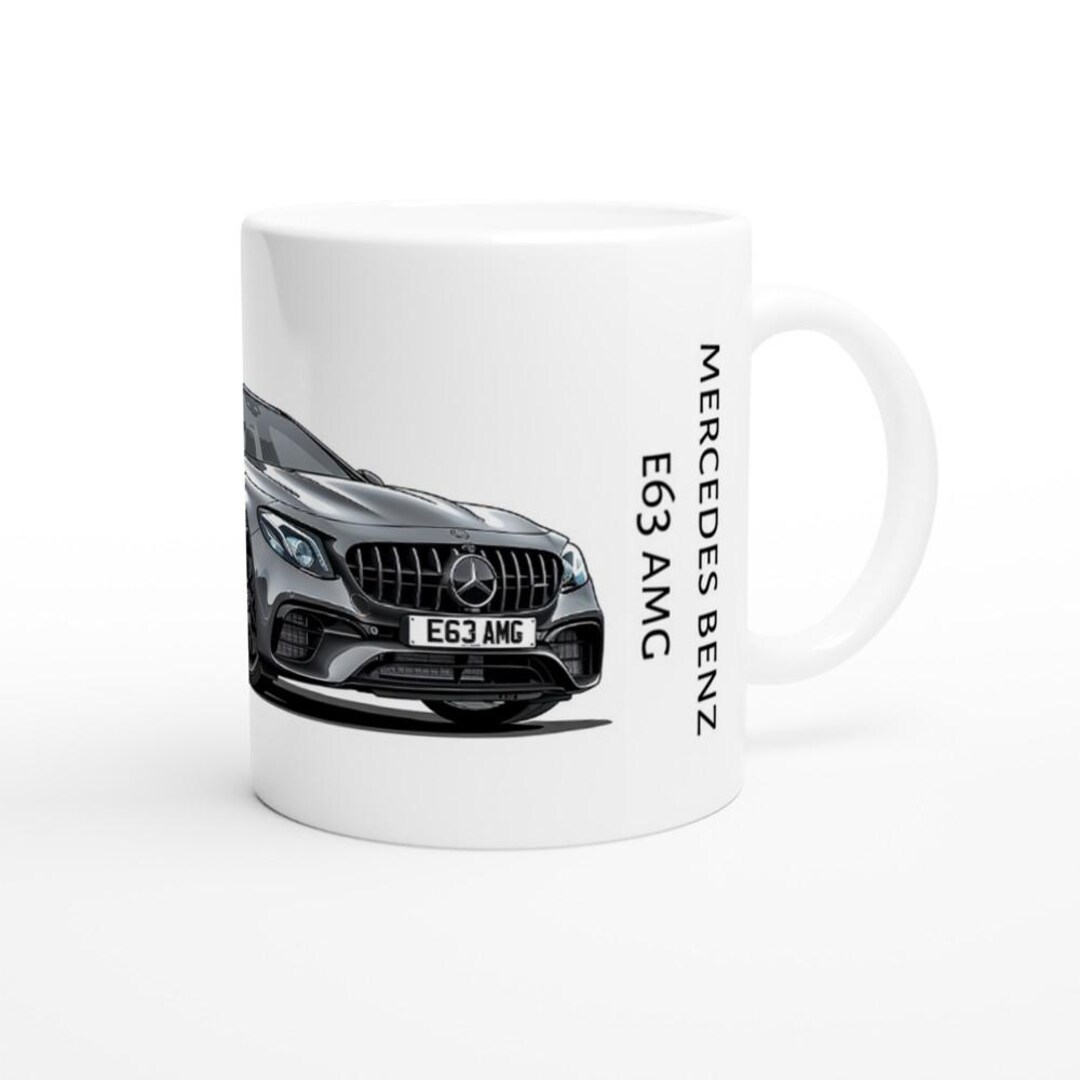 Black Mercedes-benz E63 AMG Inspired Mug - Performance Car Enthusiast ...