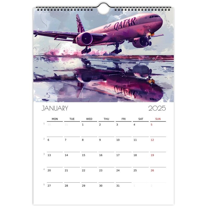 2025 Aircraft-inspired Wall Calendar – Aviation Gifts for Him or Her ...