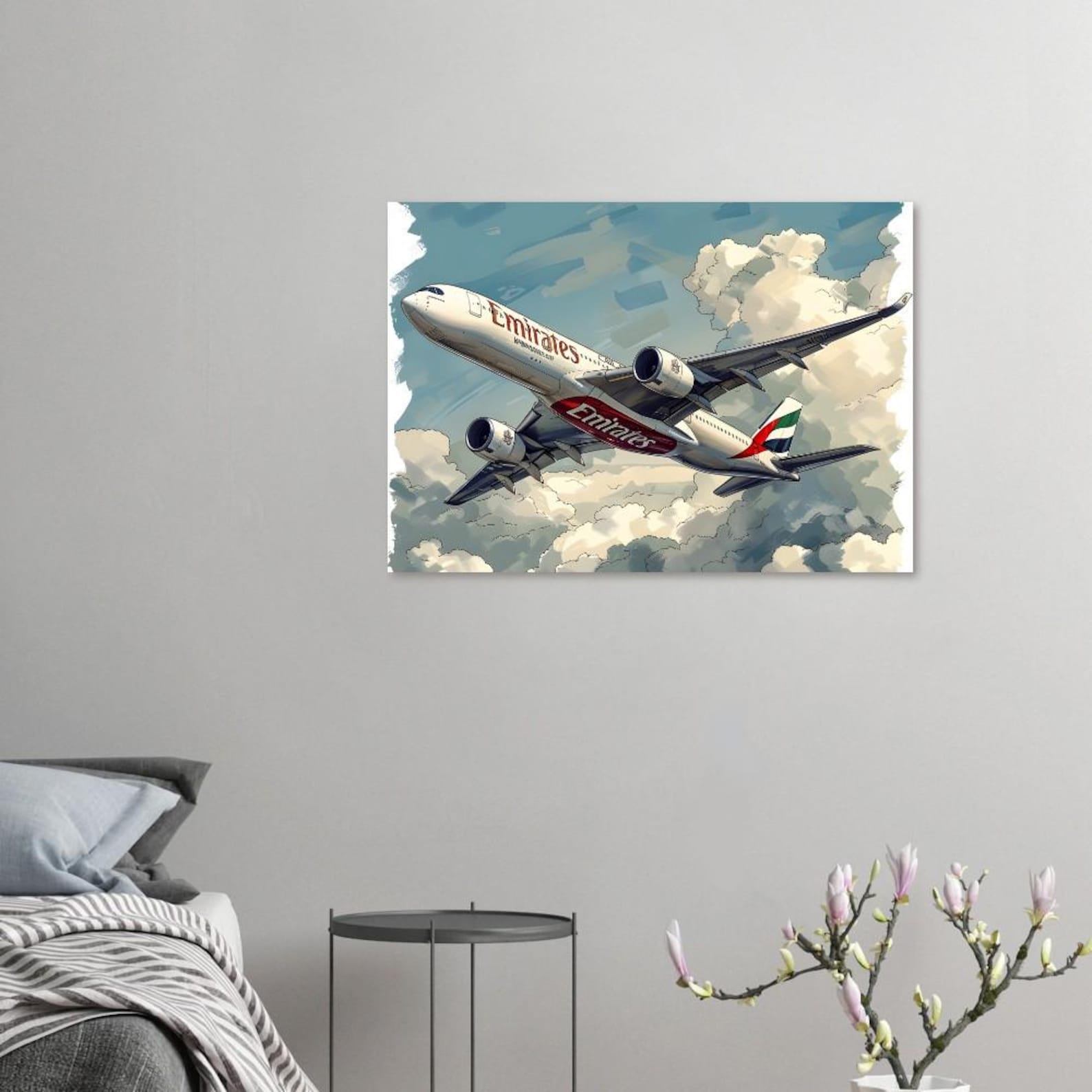 Emirates Airbus A350 Inspired Poster – Iconic Aircraft Art | Perfect ...