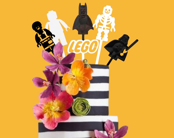 Lego Decoration Cake, Lego Cake Topper, Lego Birthday, Funny Cake ...