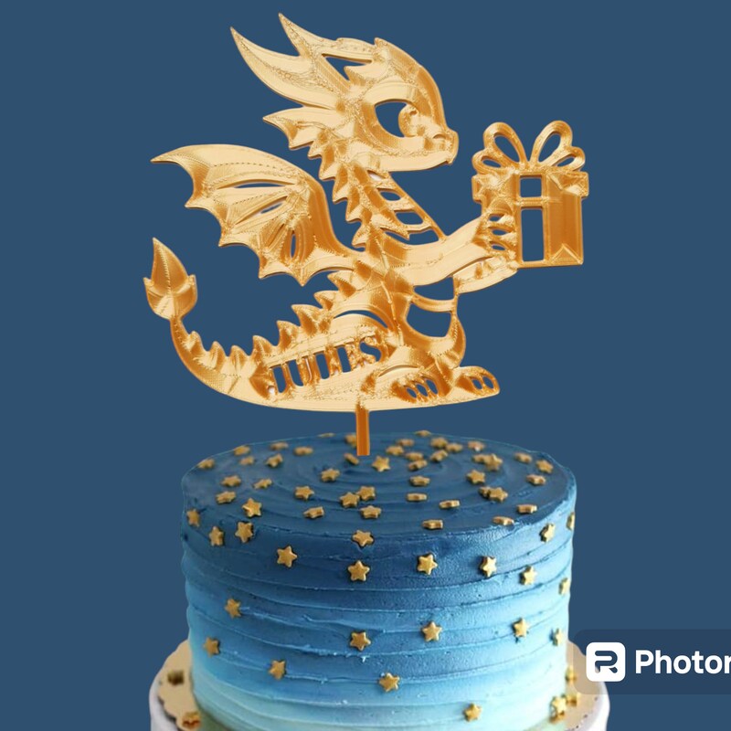 Dragon Cake Topper - Etsy