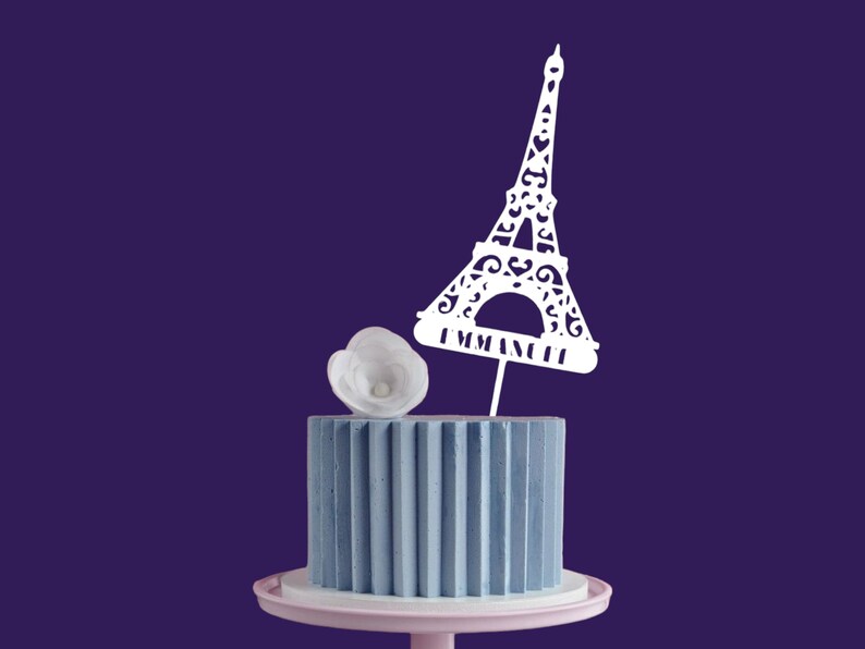 Paris Eiffel Tower Cake Topper for Stylish French Celebrations - Etsy