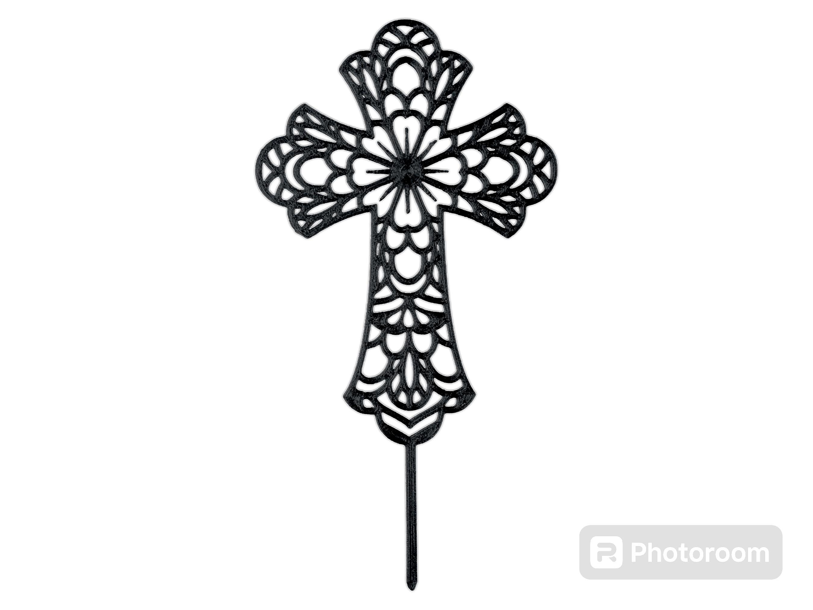 Cross Cake Topper for Baptism Birth 20 Colors Available - Etsy